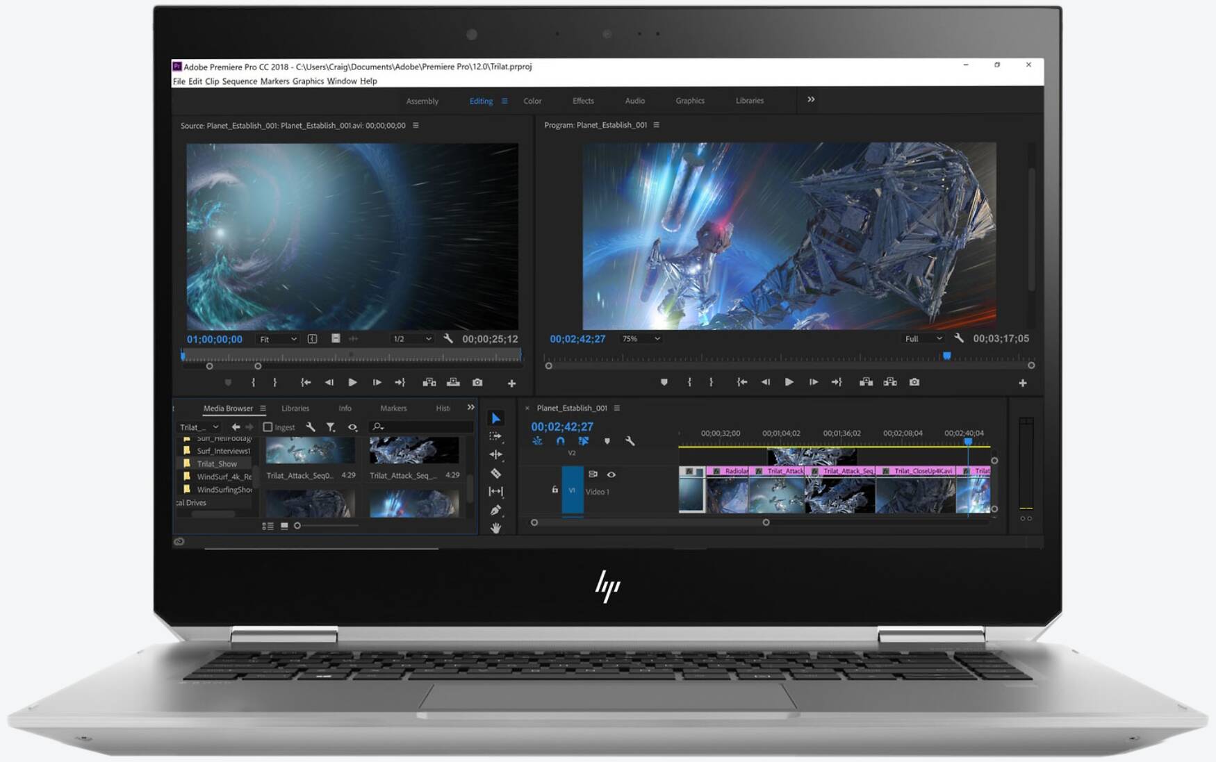 HP ZBook Studio X360 G5 (5UC06EA) Tests & Daten